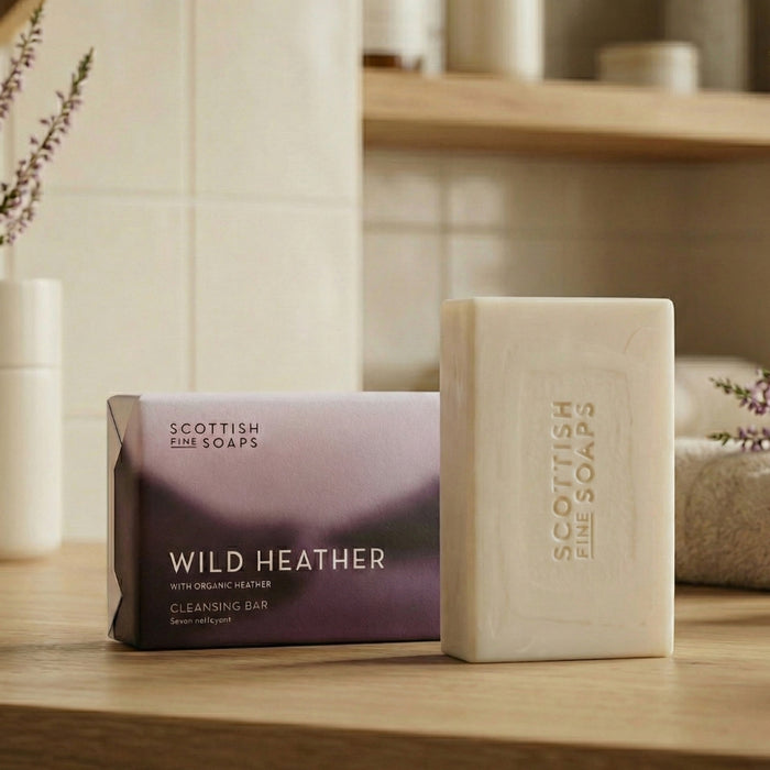 Scottish Fine Soaps | Wild Heather Cleansing Bar 220g